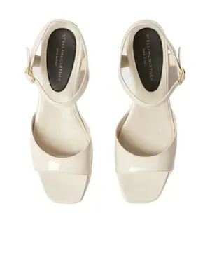Stella McCartney Elyse Platform Heeled Sandals - White