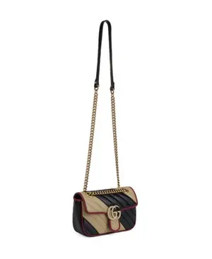 Gucci Gg Marmont Shoulder Bag - Green
