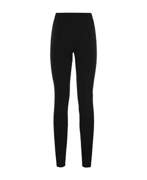 Max Mara High-waisted Slim-cut Trousers With Elastic Belt