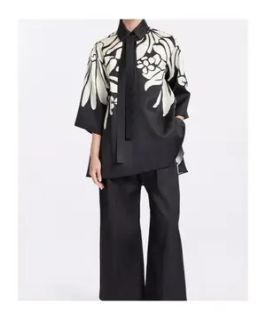 Elie Saab Printed Oversized Shirt