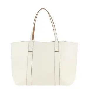 Hogan Hanging Accent Top Handle Bag - White