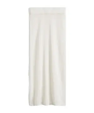 TOTEME Long Knitted Skirt - White