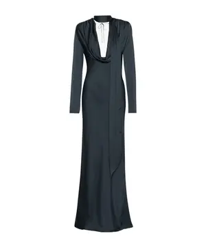 ROTATE BY BIRGER CHRISTENSEN Maxi Drapy Dress With Scarf Detail