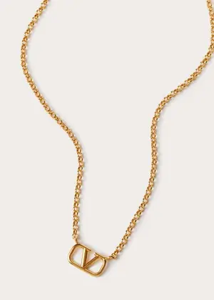 Valentino Garavani Vlogo Signature Chain Necklace