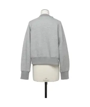Sacai Zip-detailed Crewneck Sweatshirt