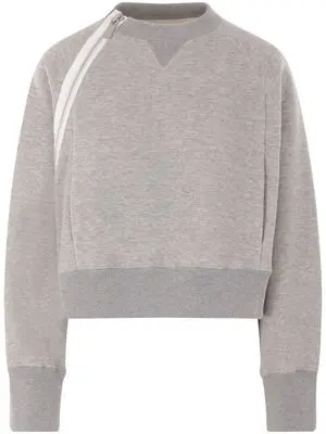 Sacai Ribbed Sweatshirts Hoodies For Women