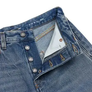 Saint Laurent Mid-rise Slim Fit Jeans With Distressed Finish