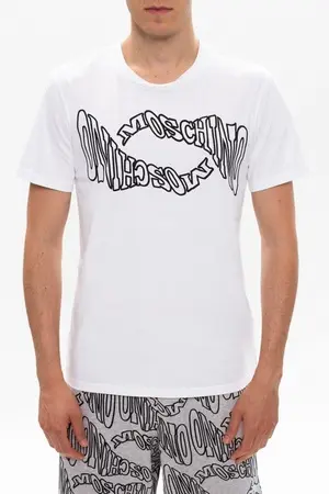 Moschino Double-logo Graphic T-shirt