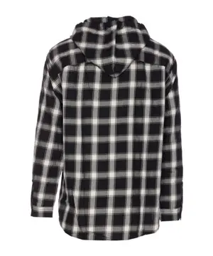 DIESEL® Logo Embroidered Checked Shirt