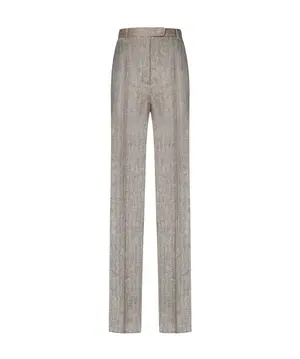 Max Mara Satira Pleat Detailed Straight Leg Trousers - No