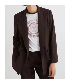 Marella Stretch Blazer With Notched Lapel