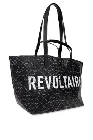 Zadig&Voltaire Logo Print Tote Bag - Black