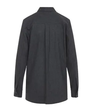 Khaite Long-sleeved Buttoned Shirt With Lapel Collar