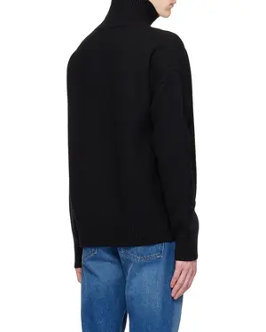 AMI Paris De Coeur Roll Neck Jumper