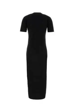 Saint Laurent Long Knitted Crewneck Dress