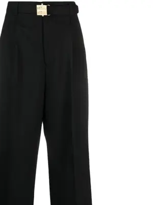 Miu Miu Belted Wool Trousers