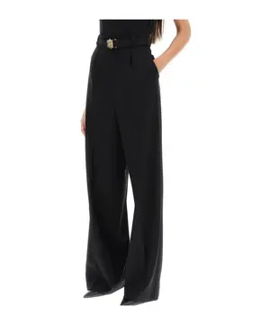 Miu Miu Belted Wool Trousers
