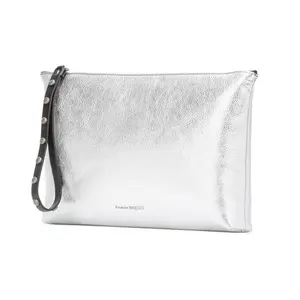 Alexander McQueen Riveted Wristlet