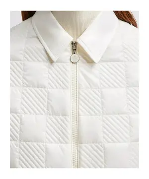 Moncler Zip-up Quilted Jacket With Lapel
