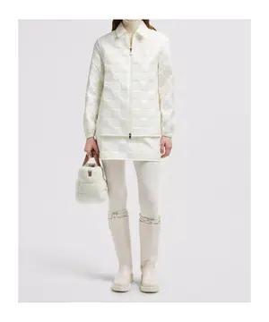 Moncler Zip-up Quilted Jacket With Lapel