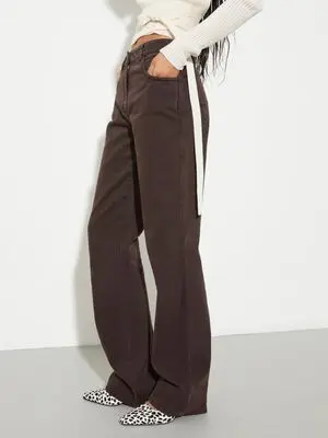 MAXCO. Straight Leg Cotton-drill Trousers