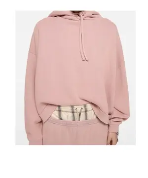 Acne Studios Drop-shoulder Hoodie With Rubber Patch