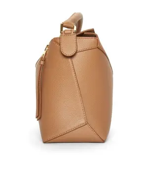 Loewe Puzzle Bag In Soft Grained Calfskin - Brown