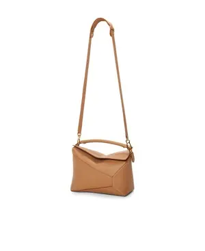 Loewe Puzzle Bag In Soft Grained Calfskin - Brown