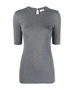 Brunello Cucinelli Keyhole T-shirts For Women