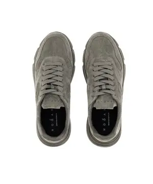 Hogan Hyperlight Suede Low-top Sneakers - Grey