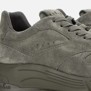 Hogan Hyperlight Suede Low-top Sneakers - Grey