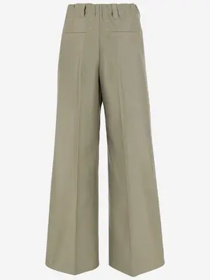 MAISON MARGIELA Wide-leg Pleated Trousers