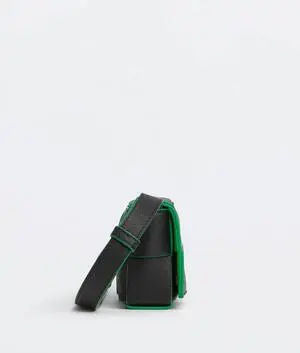 Bottega Veneta Logo Knitted Shoulder Bag - Black