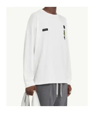 MAISON MARGIELA Logo Patch Crewneck T-shirt