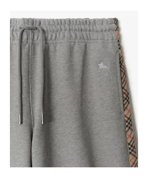 Burberry Wide-leg Checked Band Drawstring Trousers