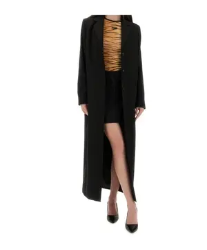 Moschino Long Tailored Buttoned Coat