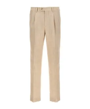 Brunello Cucinelli Tailored Pleated Trousers - Nude