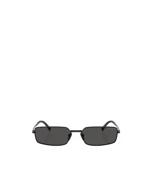 Prada Rectangular Frame Sunglasses - Black