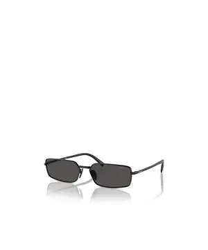 Prada Rectangular Frame Sunglasses - Black