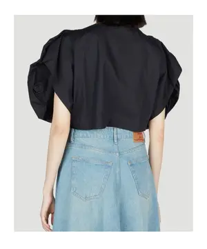 VIVIENNE WESTWOOD V-neck Short Sleeve Blouse
