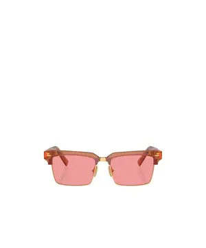 Miu Miu Square Frame Sunglasses - Pink