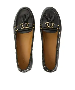 Isabel Marant Étoile Faxel Loafers With Gold-tone Hardware - Black