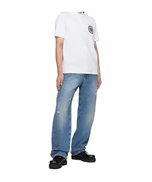 Balmain Distressed Loose-fit Jeans