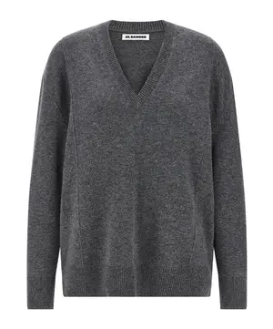 Jil Sander V Neck Sweaters For Women
