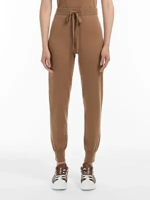 Max Mara Stretch Wool Jogger Pants