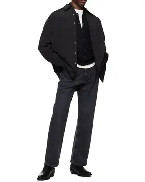 Our Legacy Long Sleeve Buttoned Knit Cardigan With Lapel Neck - Black