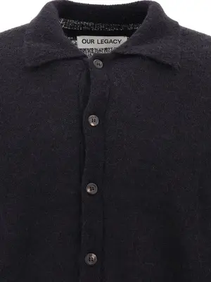 Our Legacy Evening Polo Cardigan - Black