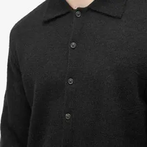Our Legacy Evening Polo Cardigan - Black