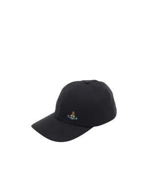 VIVIENNE WESTWOOD Embroidered Orb Baseball Cap - Black