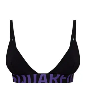 Dsquared2 Logo Bra - Black